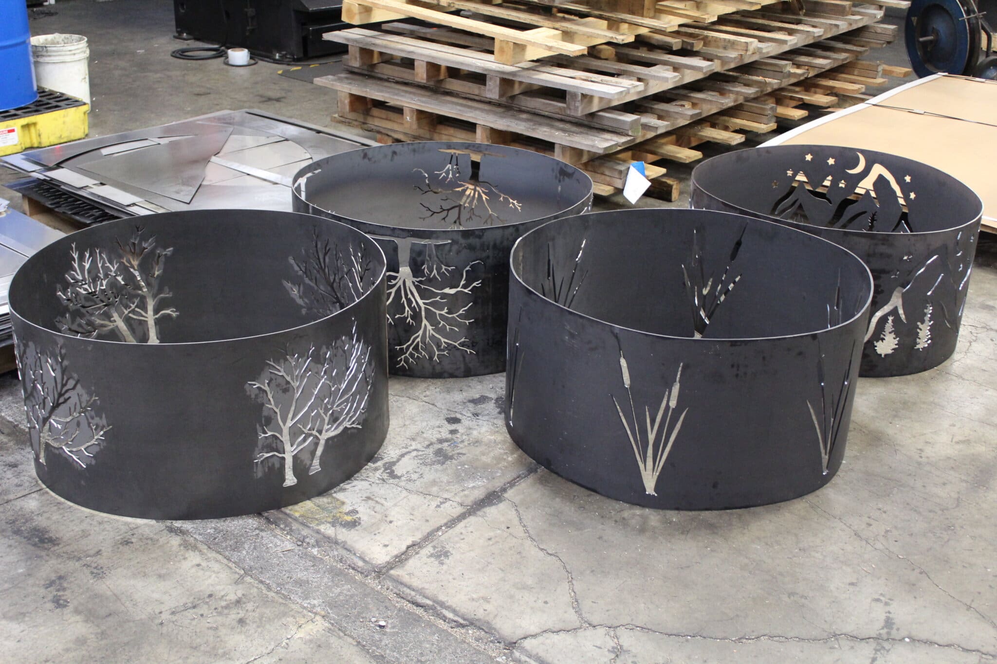 Custom Fire Pits - Roy Mfg