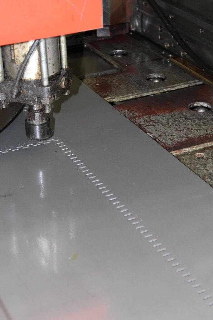 Punched Metal Industrial Order for GEM Equipment of Oregon, Inc.