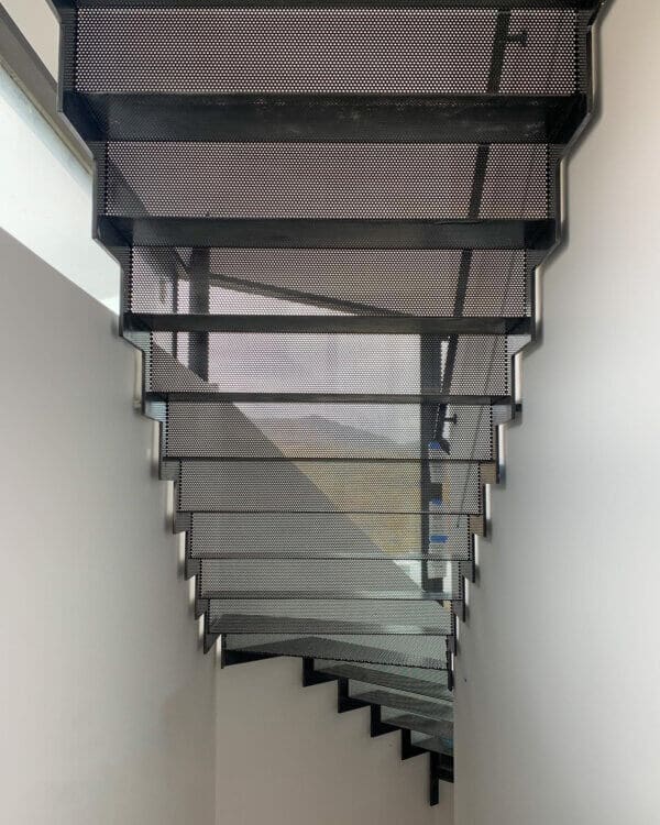 Perforated Metal Staircases Enhanced by Roy Manufacturing